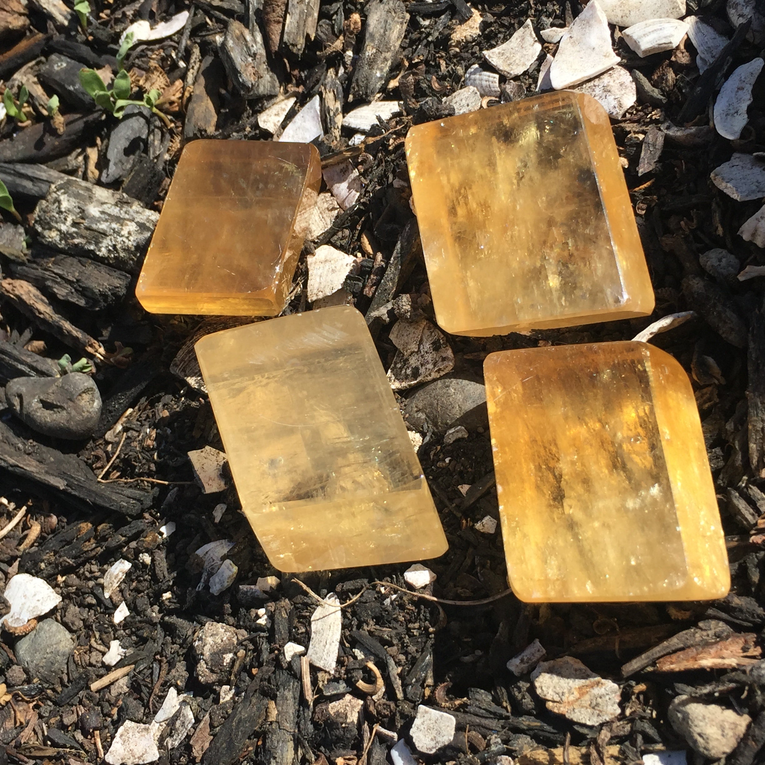 Honey Calcite Rhomboid – Shambhala Sacred Shop